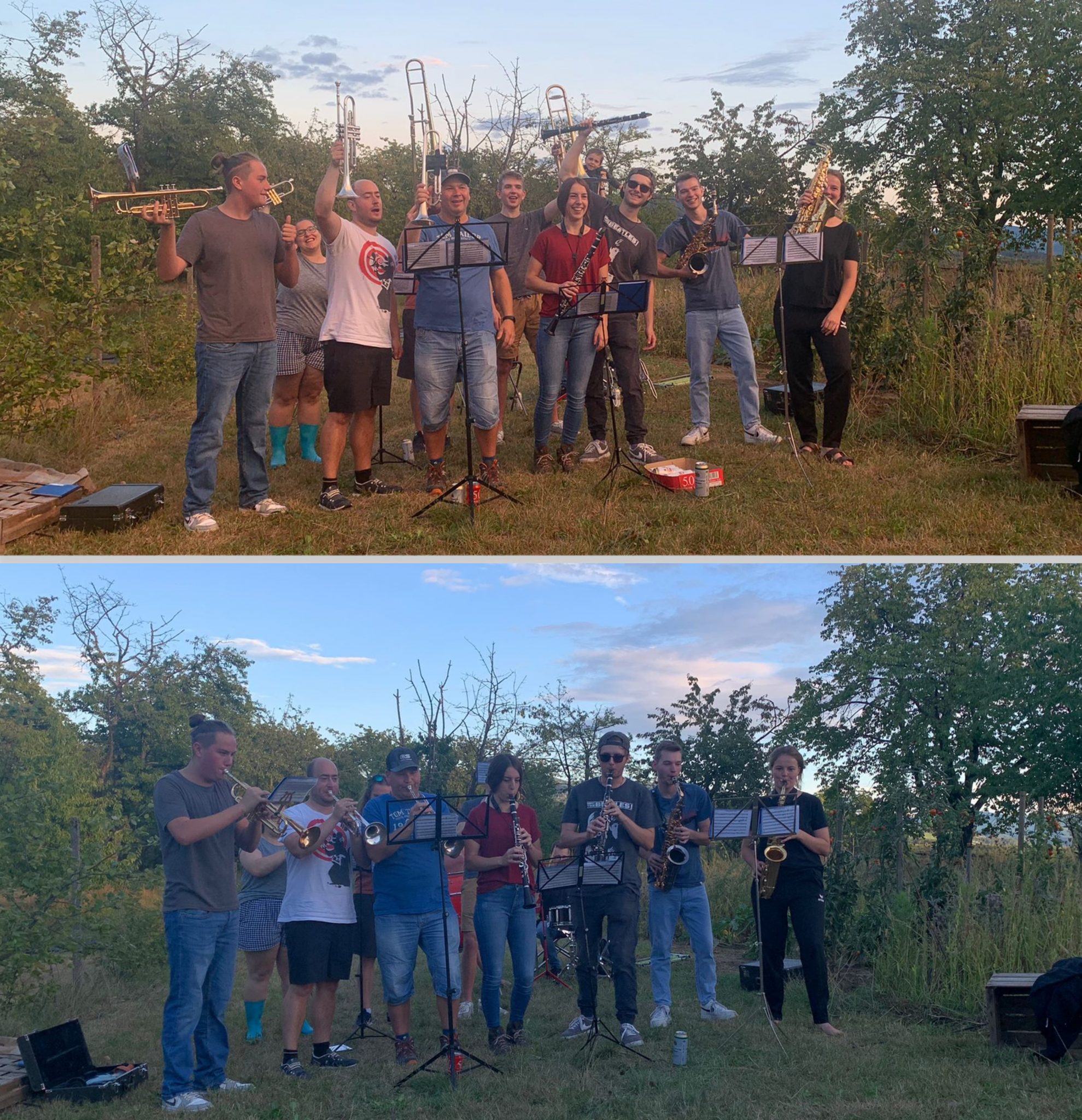 BlueBlooser spielten beim Ackerfestival - Musikverein Önsbach